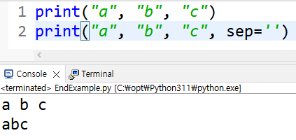 파이썬의 출력문 print 알고쓰자!(f-string, %format, 구분자, 줄바꿈 등) : 네이버 블로그