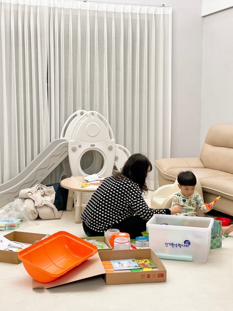 방문수업신기한 한글나라신기한 수학나라 만 3세 4살 한솔교육 입문 3회차 수업 후 꼬리에 꼬리를 무는 생각들