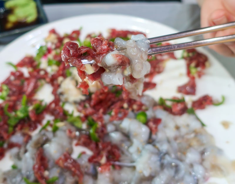 특별한 목포 하당 횟집 코스요리 전복낙지탕탕이 알찬구성의 현지인 맛집 네이버 블로그