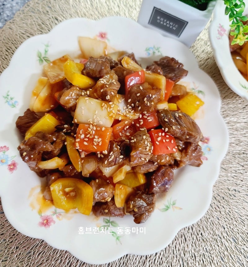 집에서 소고기 등심스테이크 맛있게 굽는법 담양 칡소왕 우성목장 찹스테이크로 소스까지 네이버 블로그