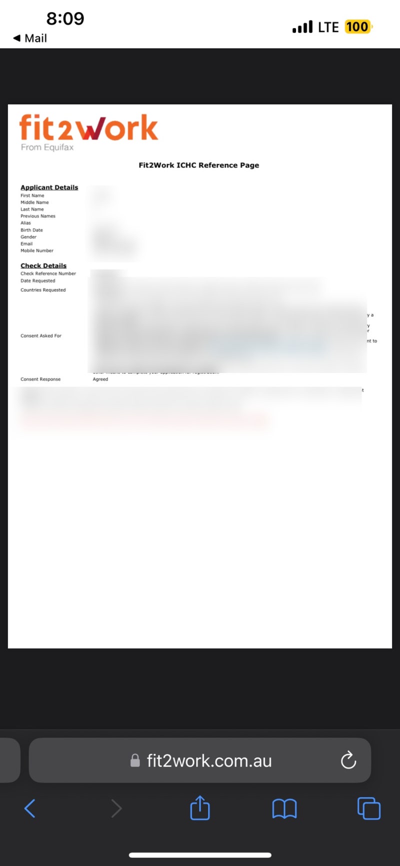 호주 간호사 면허 전환 준비 (3) - Fit2work 신청하기 : 네이버 블로그