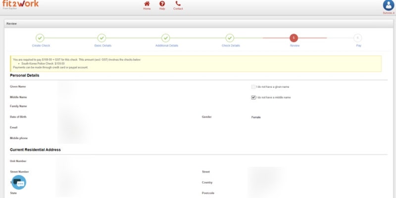 호주 간호사 면허 전환 준비 (3) - Fit2work 신청하기 : 네이버 블로그
