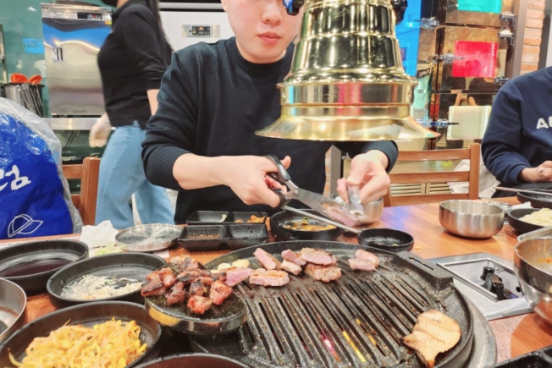 청주 놀이방있는 고기집 오창 한마음정육식당 가족모임 후기 네이버 블로그