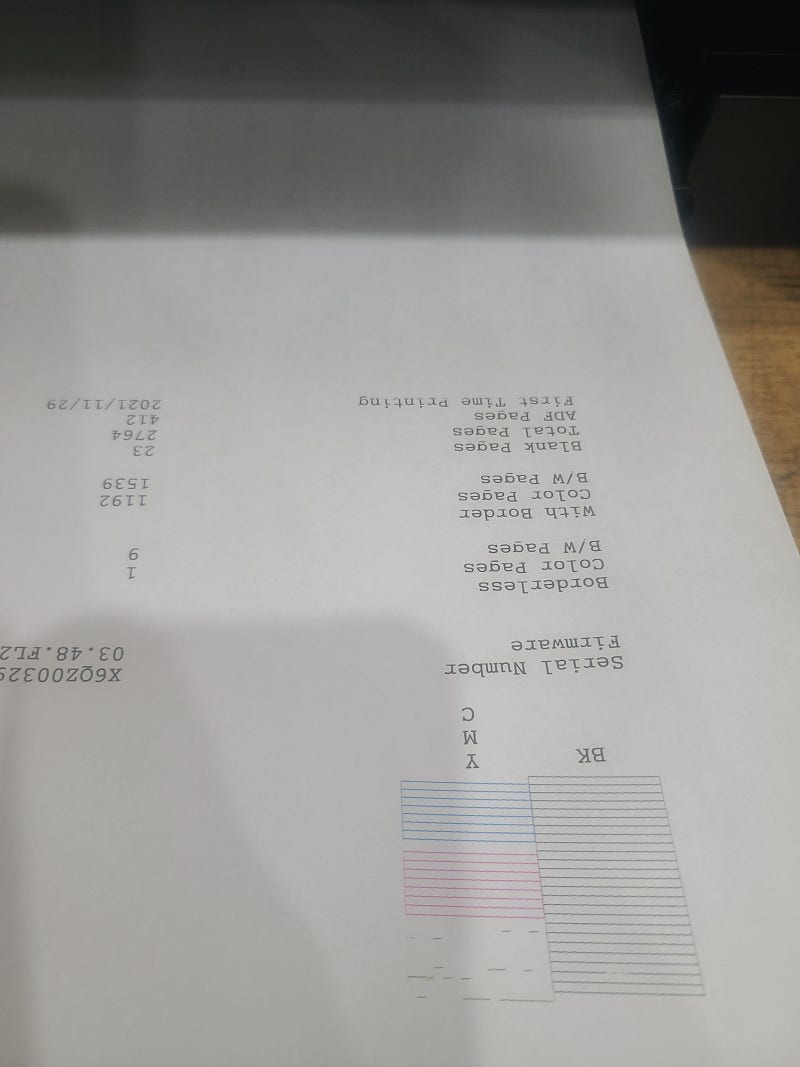 엡손 Epson L14150 유지보수 리셋 T04d1 헤드수리 프린터수리 잉크잼 네이버 블로그