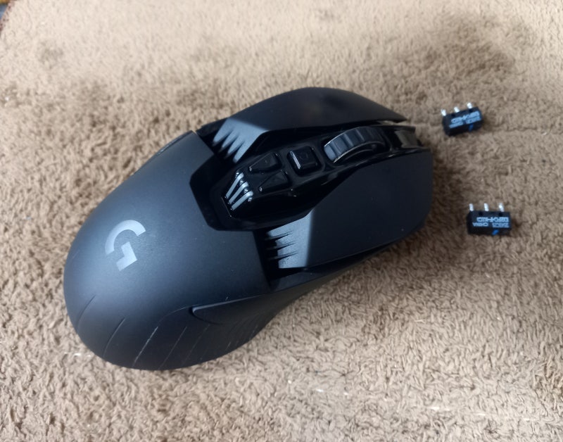 로지텍 무선 게이밍 마우스 G903(Logitech G903) 스위치 더블클릭 불량, 교체4 - 매장 방문. 대전 유성구 ...