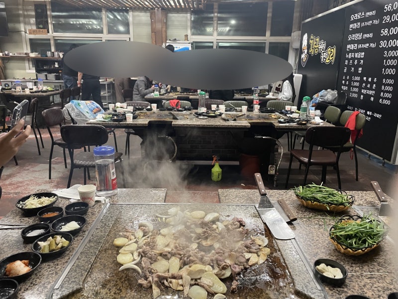 용인 황금오리 지곡동 맛집 오리고기 돌판구이 웨이팅 정보 네이버 블로그