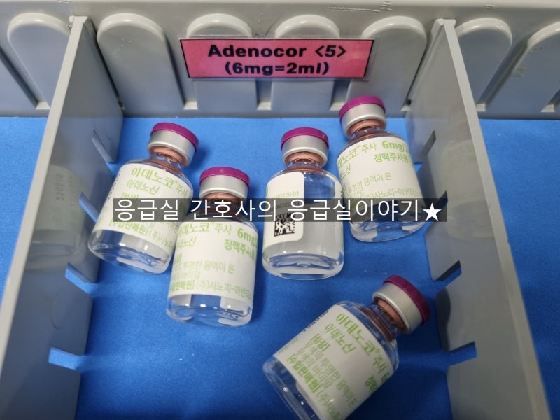 응급약물 아데노코(adenocor/아데노신,adenosine) 6mg : 네이버 블로그
