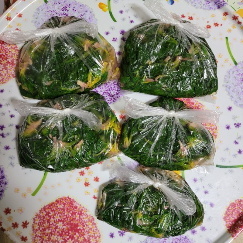 시금치 보관 시금치 냉동 보관법 시금치 무침 도초도 섬초 냉동 해놓고 먹는법 네이버 블로그