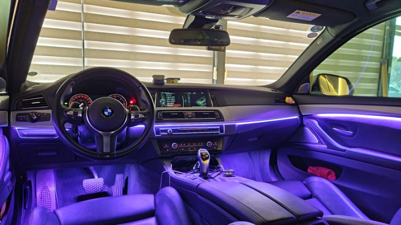 Bmw F10 엠비언트 5시리즈 실내 순정 비노출 조명 만족도 최상의 튜닝 네이버 블로그