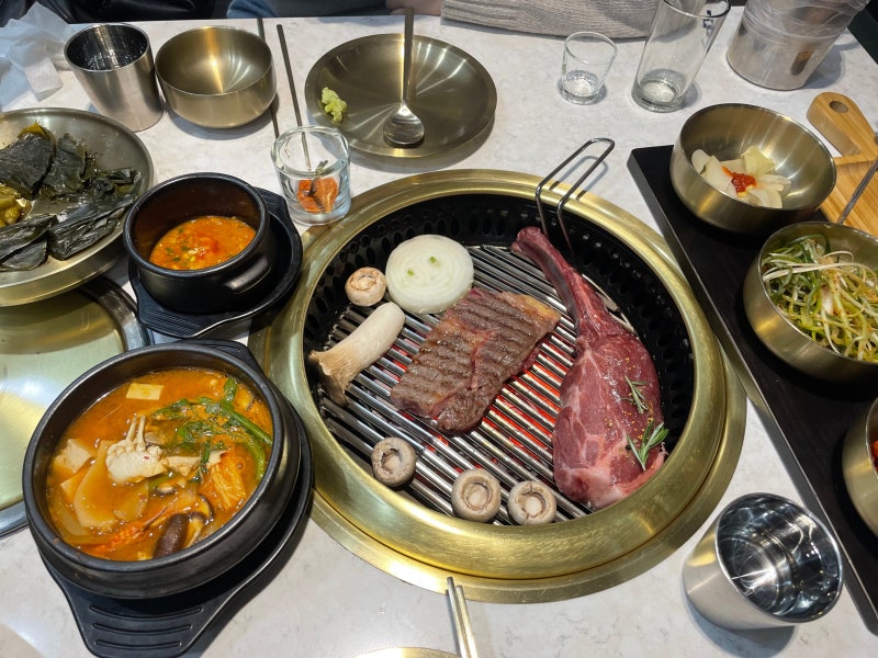 강남역 회식 소돼지양고기를 한번에 즐기는 강남역 삼겹살 맛집 육가온 네이버 블로그