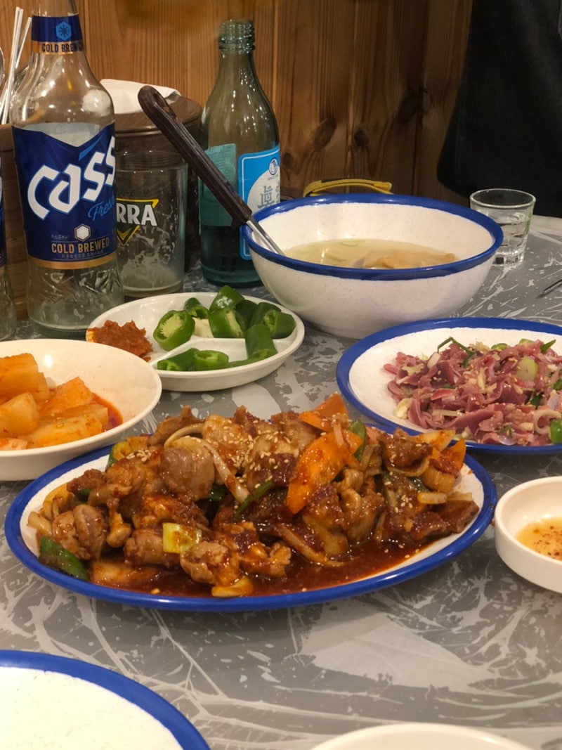 목포 로컬맛집 88포차 단골 포장마차 추천 Ft 닭생똥집 제육볶음 김밥 소라 네이버 블로그