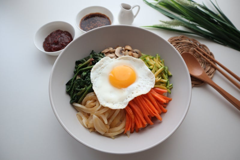 야채비빔밥 나물없이 간단한 재료로 만들기 고추장 간장 양념장 2가지 비빔밥 소스 네이버 블로그
