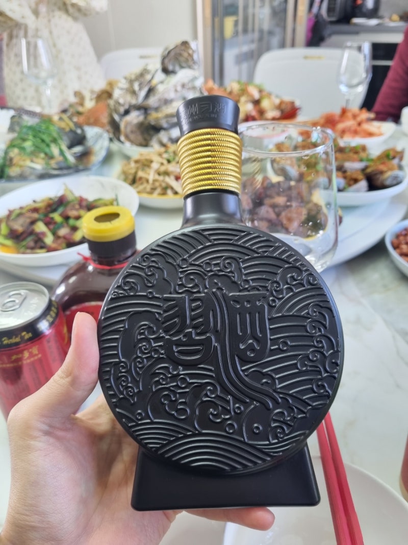 바이주고량주 백주 체험기 습주习酒와 중국 해산물 요리 네이버 블로그