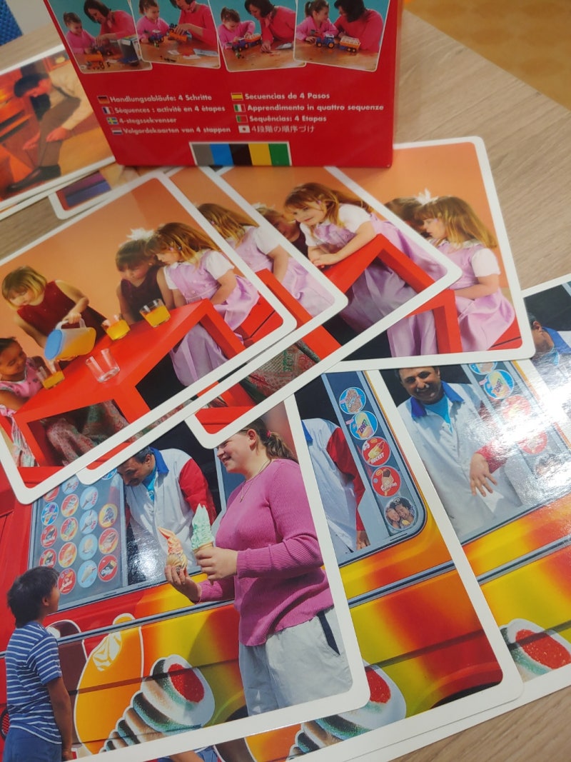 [강북구언어심리발달센터]ColorCards Sequences: 4-Step : 네이버 블로그