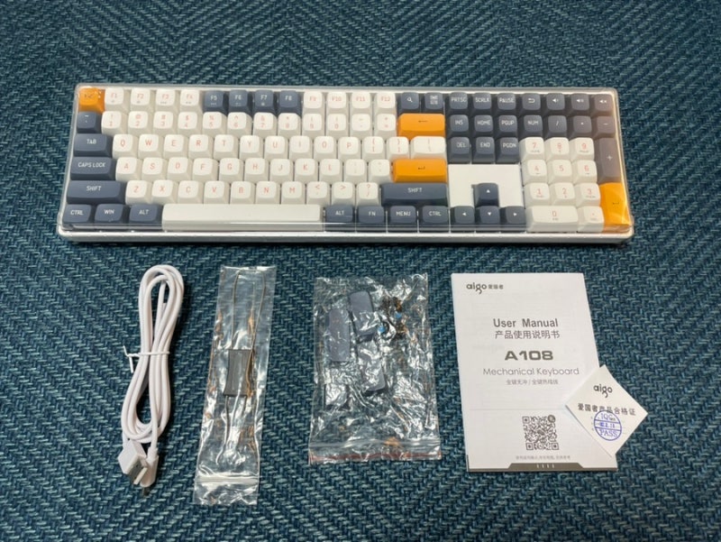 aigo A108 키보드 3달 사용 리뷰 / 알리익스프레스 가성비 유무선 기계식 키보드 추천 / 내돈내산 리뷰 : 네이버 블로그