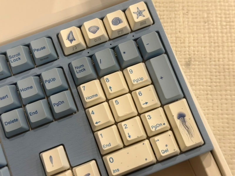 바밀로 저소음 적축 고래테마 108키 조용한 키보드를 원한다면 ! : 네이버 블로그