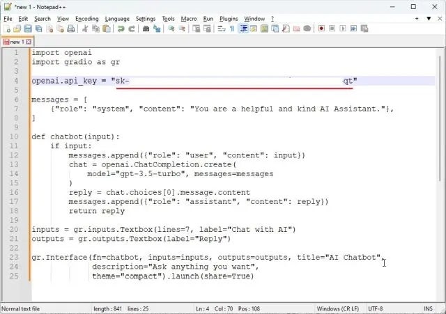 (ChatGPT) API : 나만의 AI 챗봇 만들기 : 네이버 블로그