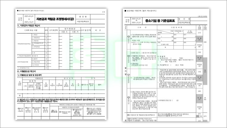 법인세 셀프신고 홈택스 신고방법 2022년 신고사례 신고서식 종류 홈택스 제출 방법 마감 신고서 생성 네이버 블로그