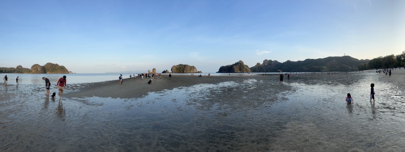 랑카위 아름다운 비치, 탄중루 해변, 1년에 한번, 모세의 기적 SandBar Walk 정보 : 네이버 블로그