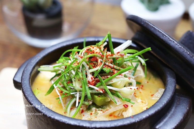달래된장찌개 레시피 맛난 간단 된장찌개 끓이는법 보글보글 네이버 블로그