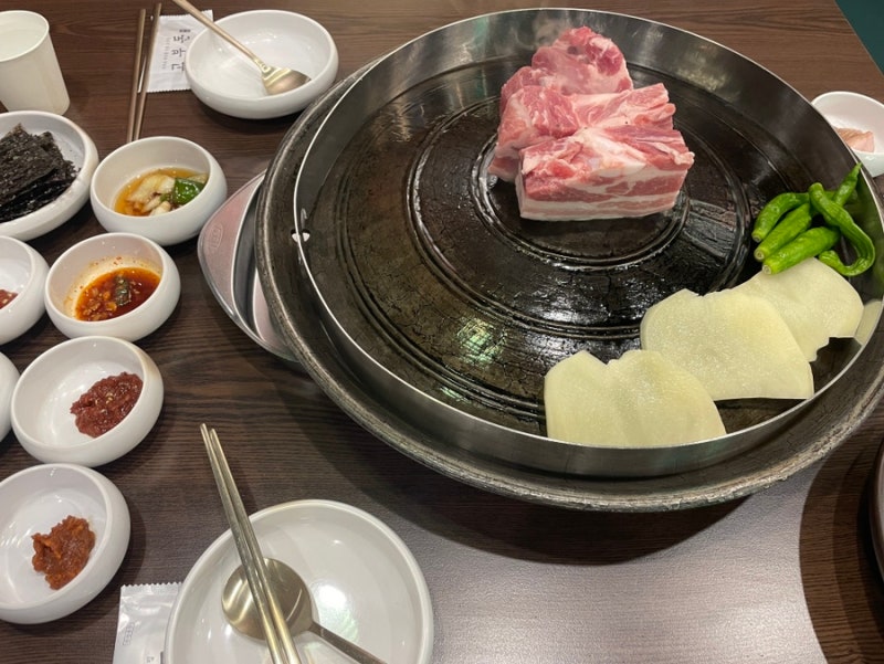 고덕 솥뚜껑 숙성 삼겹살 전문 고부돈 평택고덕 고기맛집 네이버 블로그