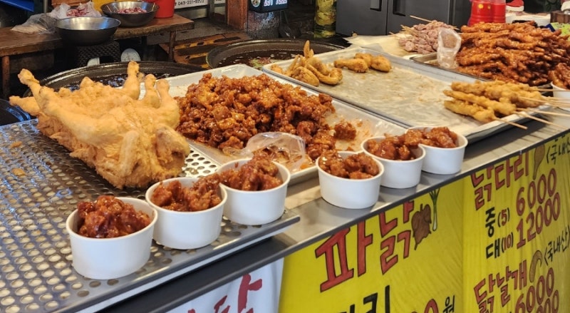 청주 가경동맛집 가경터미널시장 전통파닭 내돈내산 가성비 좋은 치킨 파닭 통닭집 네이버 블로그