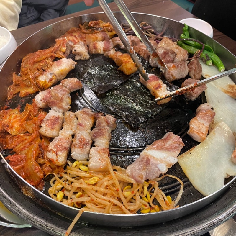 고덕 솥뚜껑 숙성 삼겹살 전문 고부돈 평택고덕 고기맛집 네이버 블로그