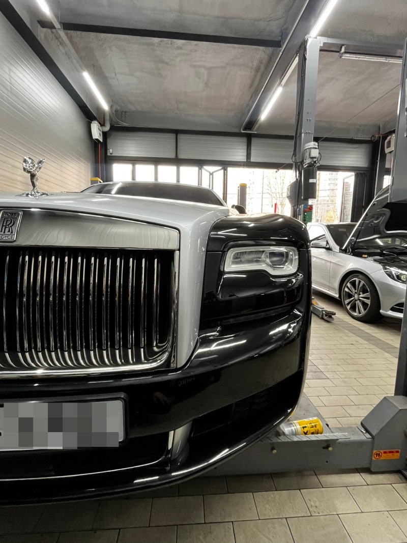 광주 롤스로이스 고스트 Swb 브레이크오일 교환 전체점검 소모품 경고등 광주 Bmw롤스로이스 전문 H모터스