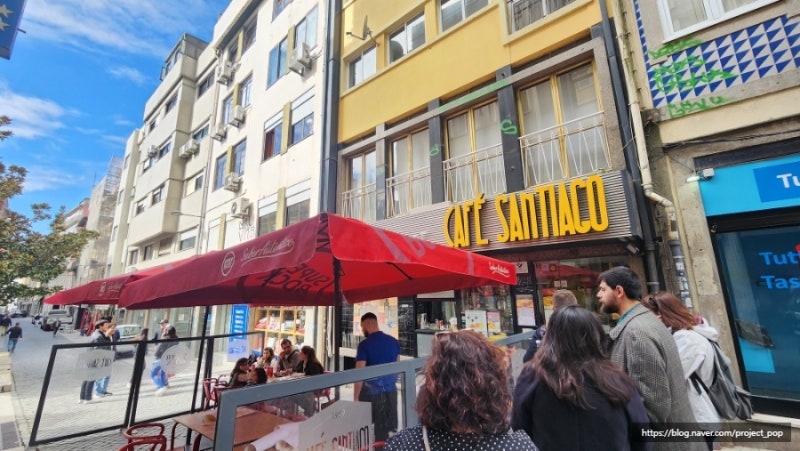 유럽 포르투갈 포르투 여행 카페 산티아고 Café Santiago 포르투갈식 샌드위치 프란세지냐 Francesinha
