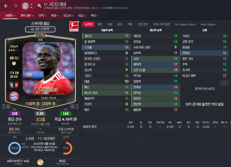 FM2023(풋볼매니저2023) 본좌 추천 - 왼쪽 윙포워드(윙어) TOP10 (23.3 패치 버전) : 네이버 블로그