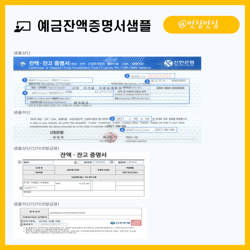 예금잔액증명서예금잔고증명서 발급방법농협국민신한은행 네이버 블로그