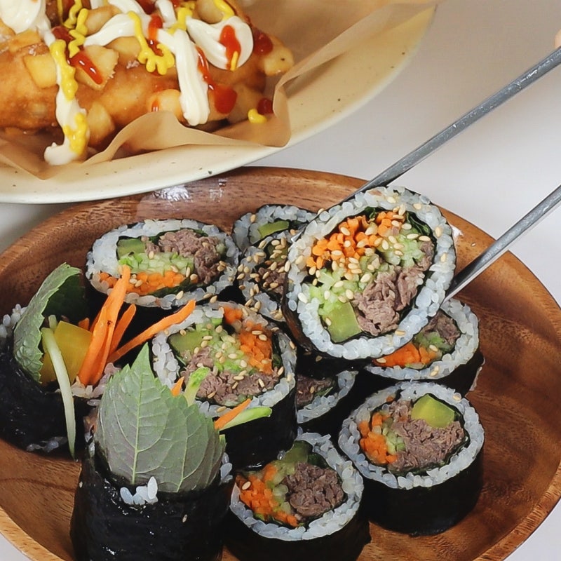 서진이네 불고기 김밥 만들기 생채소 김밥 레시피 양념 소스 채칼 네이버 블로그