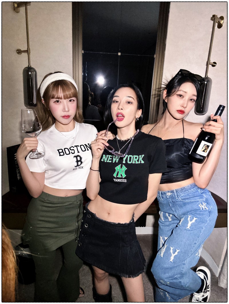 패피 늘이농 추천 우정룩 Mlb 맨투맨 오버핏티셔츠와 우정여행 떠나봐 네이버 블로그