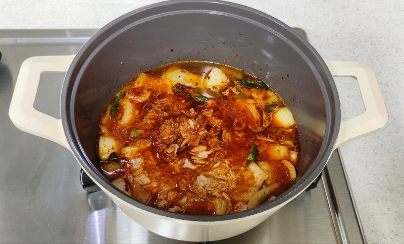 맛있는 고추참치 순두부찌개 끓이는 법 간단한 레시피 네이버 블로그