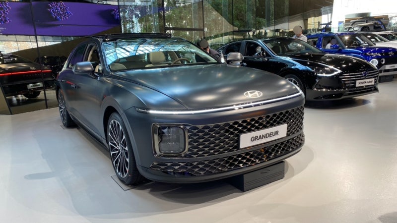 그랜저GN7, 녹턴 그레이 매트 무광 실제로 보면 이런 느낌 : 네이버 블로그