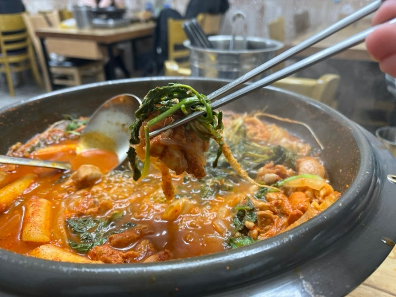 대전 태백식당 제철 나물이 올라가는 물닭갈비 전문점 네이버 블로그
