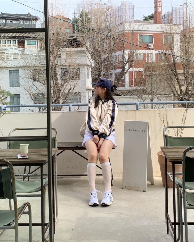 반원아틀리에(vanone atelier) 23SPRING 블루종 크롭 자켓 데일리룩 2 : 네이버 블로그