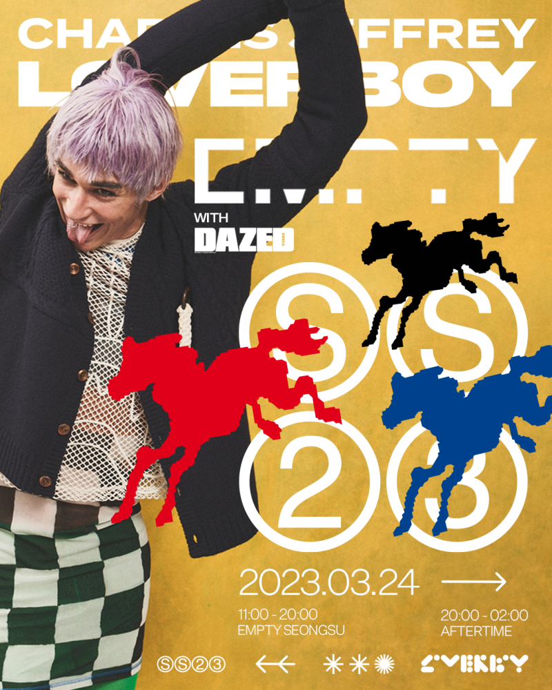 E( )PTY X CHARLES JEFFREY LOVERBOY X DAZED KOREA ㅣ 찰스 제프리 러버보이 23S/S ...