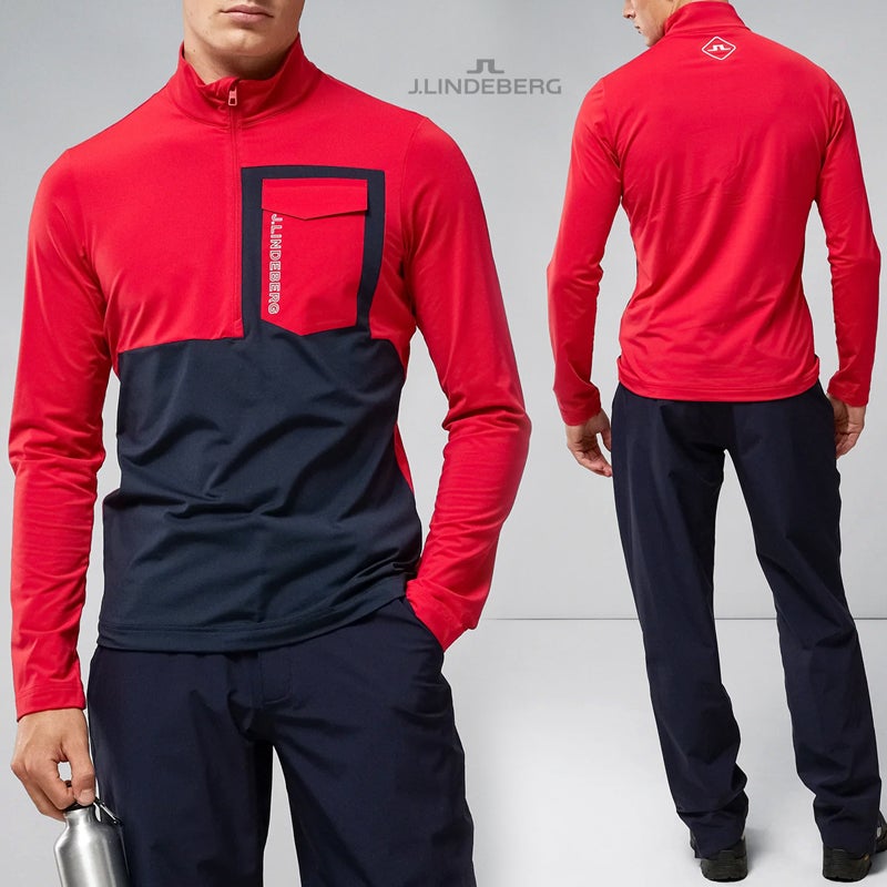 제이린드버그 METHIS 쿼터집업 미드레이어 골프티 RN