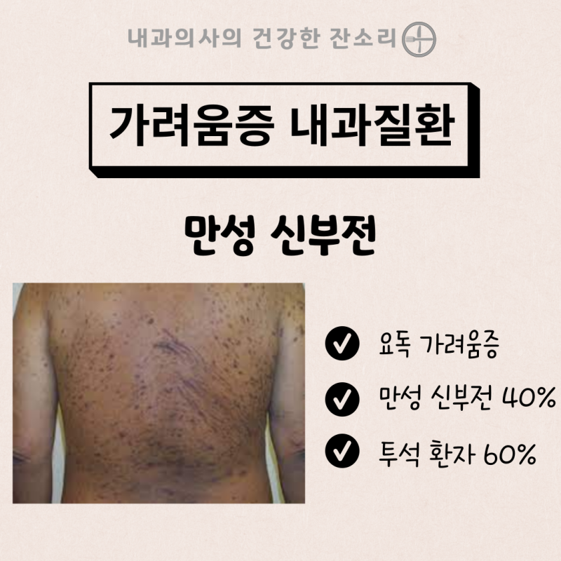 참을 수 없는 피부 가려움증 원인은 내과 의사가 필요한 순간 네이버 블로그