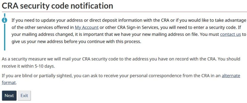캐나다 국세청 세금신고 후 CRA 계정 만들기 #1 : 네이버 블로그