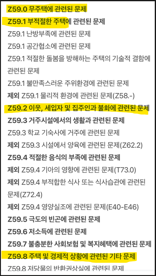 Z59.0 무주택 : 네이버 블로그