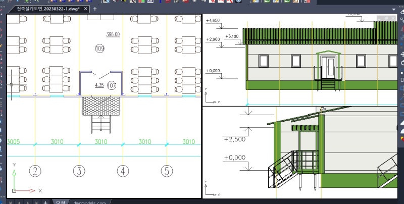 오토캐드 화면분할 명령으로 Autocad 화면 나누기 네이버 블로그