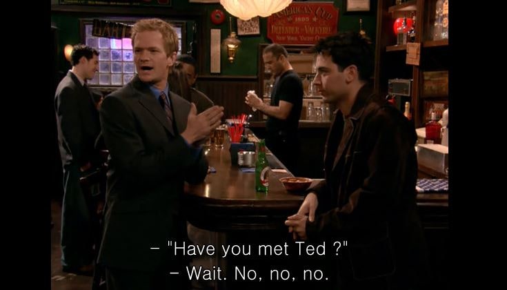 [미드영어공부] How I Met Your Mother (SN1-Pilot/6) (feat.As your best friend ...