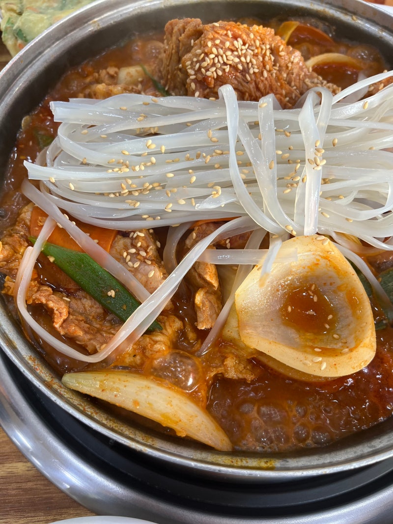 여수 율촌맛집 여수 율촌우리식당본점 매운돼지갈비찜 왕갈비탕 네이버 블로그