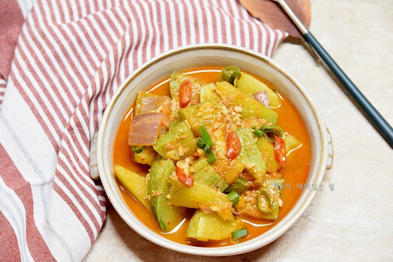 둥근호박새우젓찌개 둥근호박조림 새우젓찌개 둥근호박요리 네이버 블로그