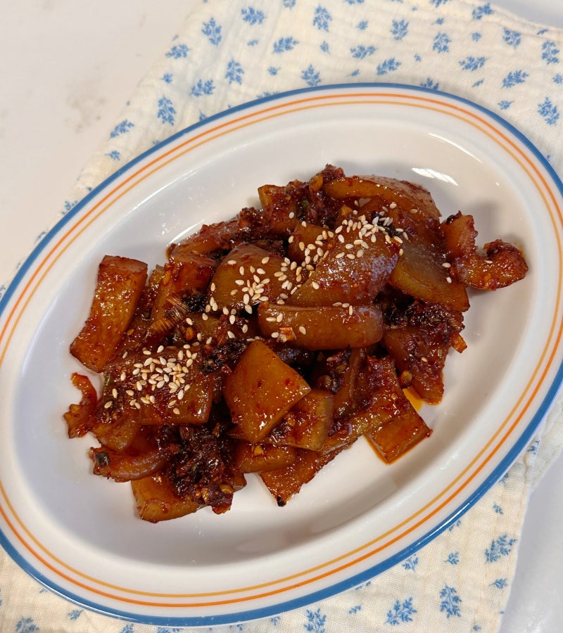 돼지껍데기볶음 만들기 돼지껍질 양념 볶음 소주 안주 레시피 네이버 블로그