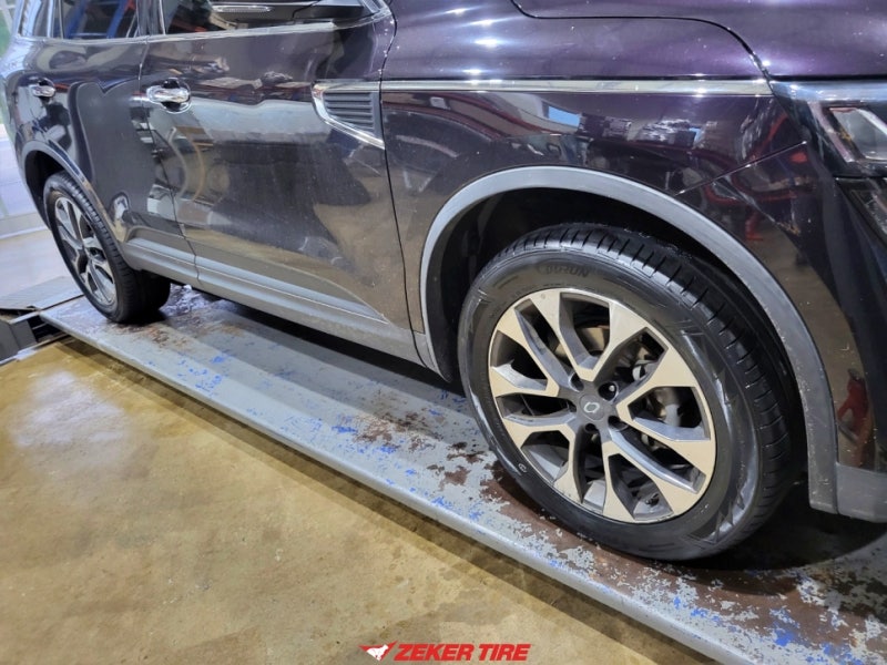 르노 QM6 19인치 타이어 교환, 듀런 RU06 235-55-19 교체 in 파주 제커타이어 : 네이버 블로그