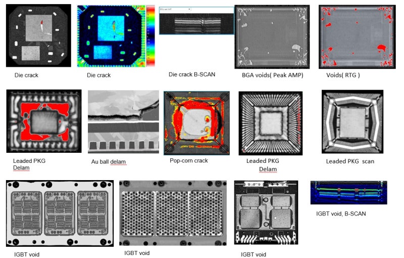 SAM(Scanning Acoustic Microscopy), SAT(Scanning Acoustic Tomography ...