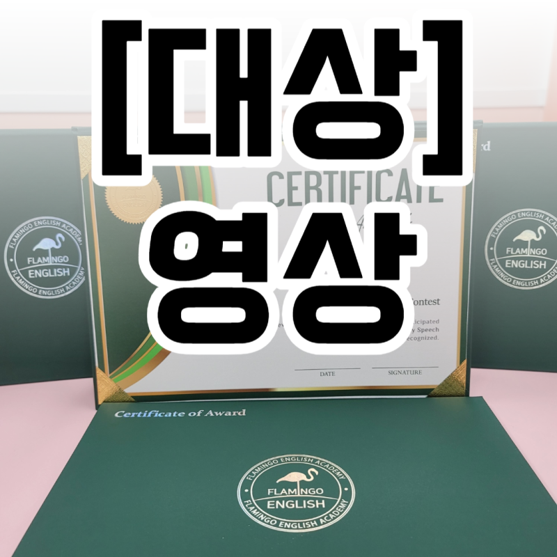 부산남구초등어학원 유아영어부터 중등고등영어까지 유명한 플라밍고잉글리쉬 영어말하기 대상영상 네이버 블로그